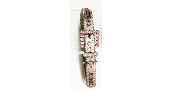 BB Simon Metallic Pink Swarovski Collar
