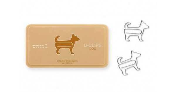 Dog Paper Clips- Midori D-Clips